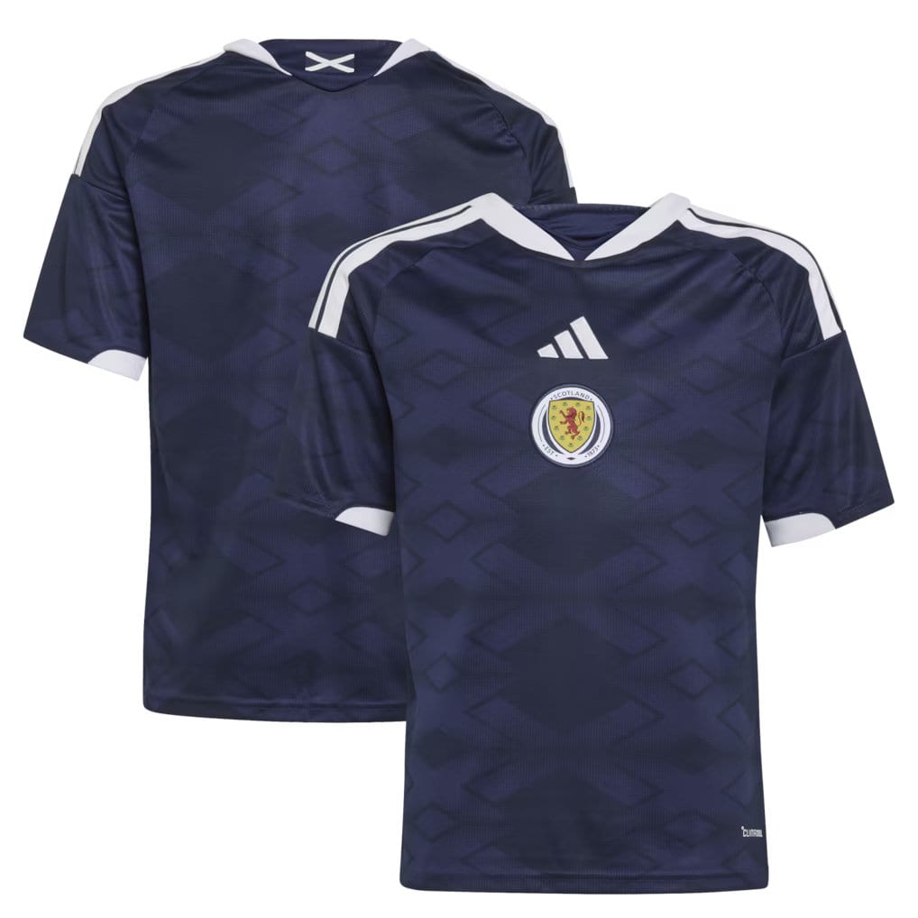 Youth Scotland National Team Adidas 2026 Home Replica Jersey - Navy ...